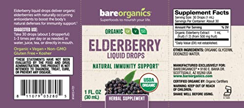 Elderberry drops for seasonal wellness