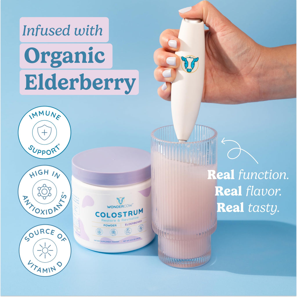 elderberry enriched colostrum supplement