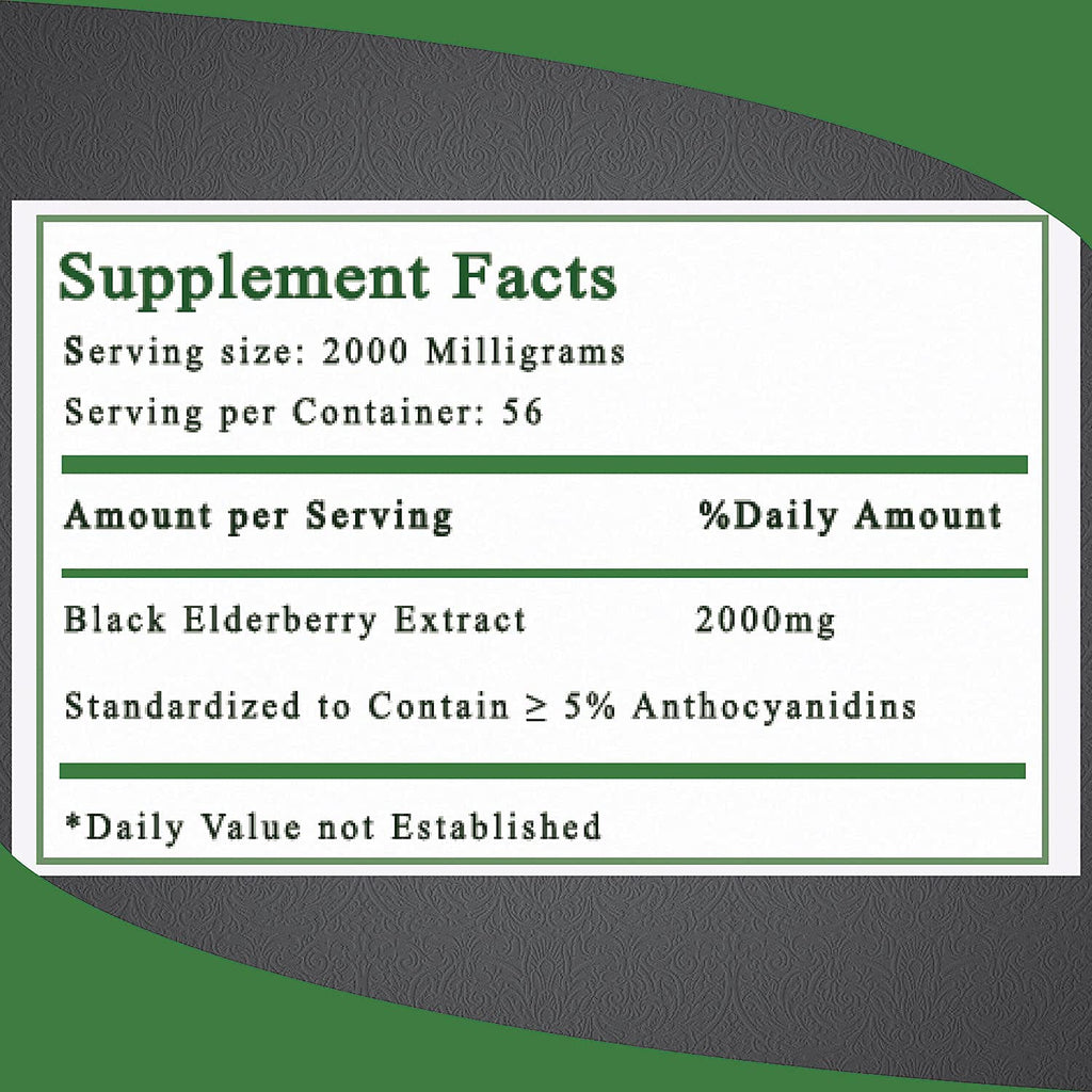 Elderberry extract for cold relief