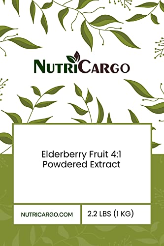 Elderberry extract for homemade syrups
