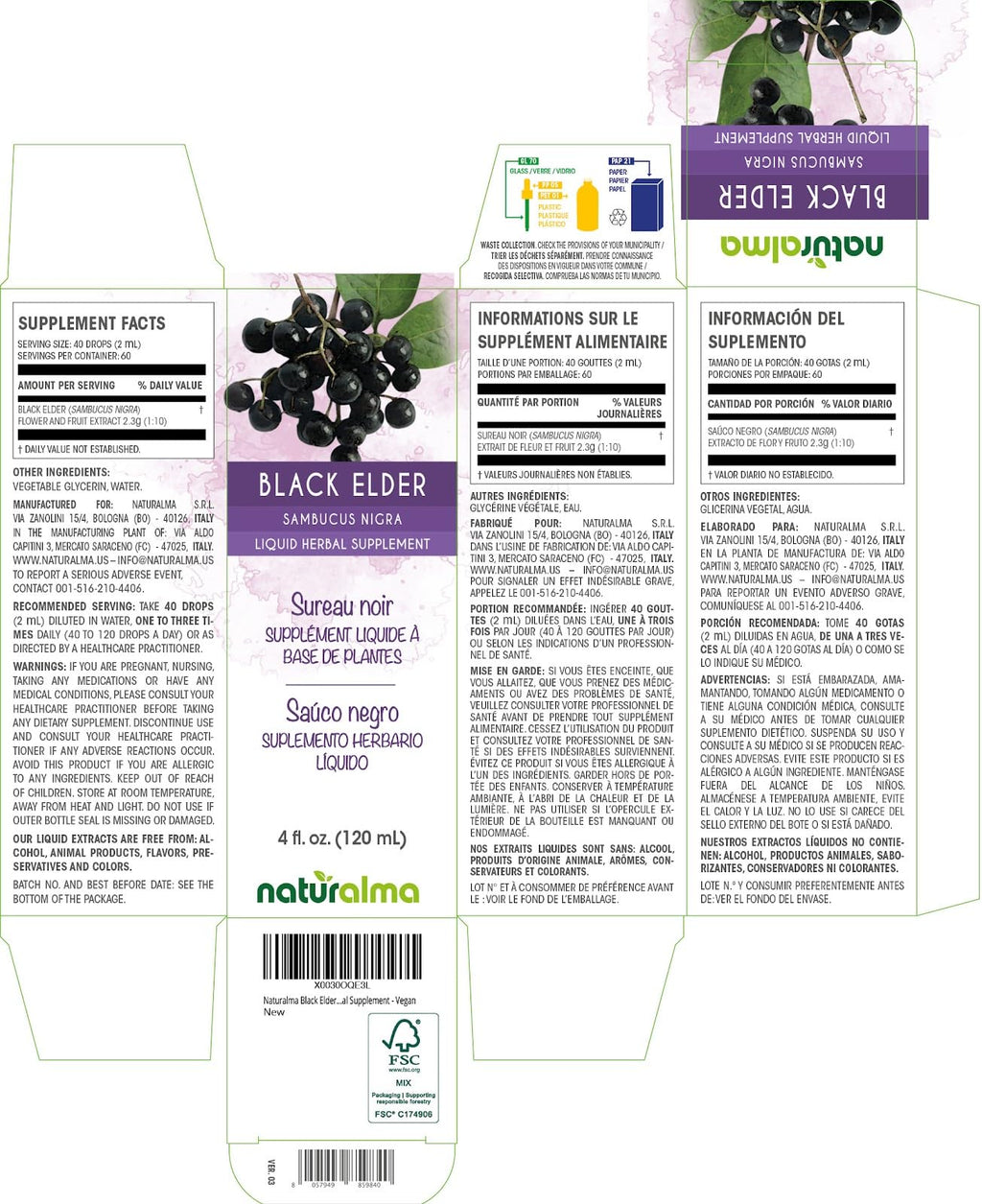 Elderberry extract for immune support