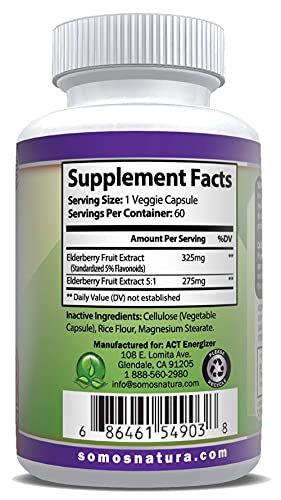 elderberry extract for overall vitality