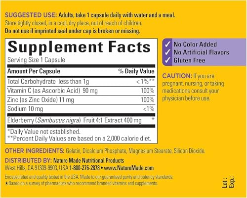 Elderberry extract for overall wellness
