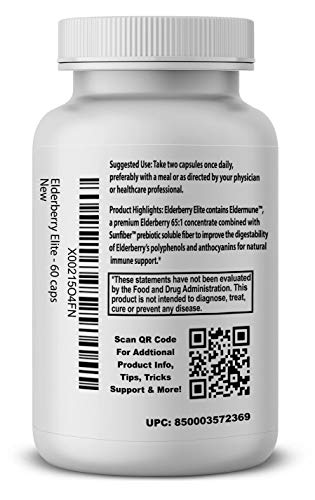 Elderberry extract for seasonal support