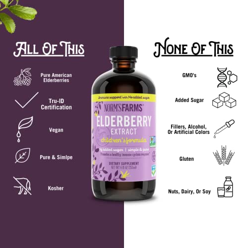 elderberry extract in 8oz bottle