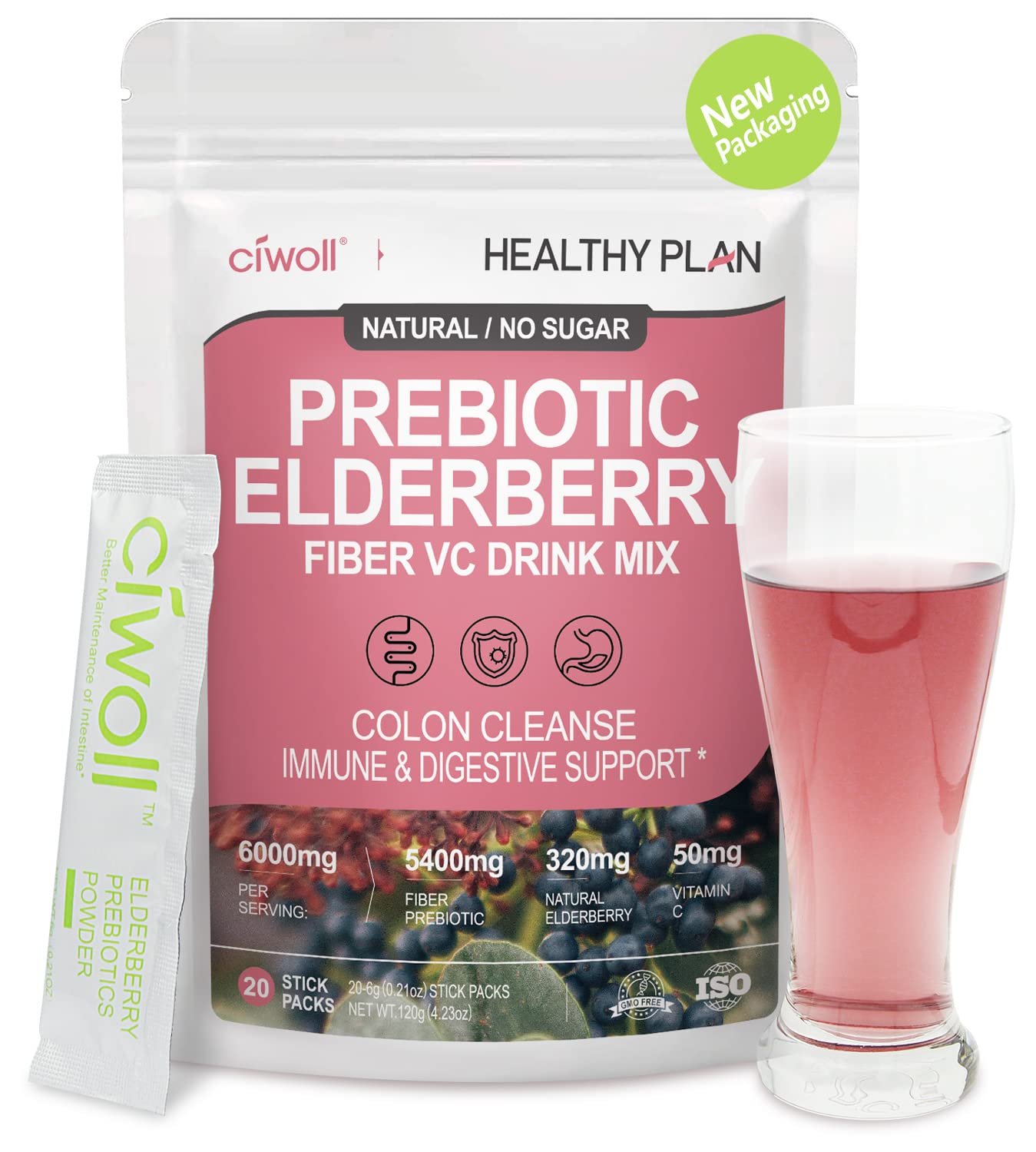 elderberry fiber powder for immunity