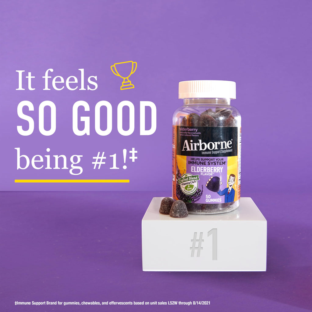 elderberry flavor immune support gummies