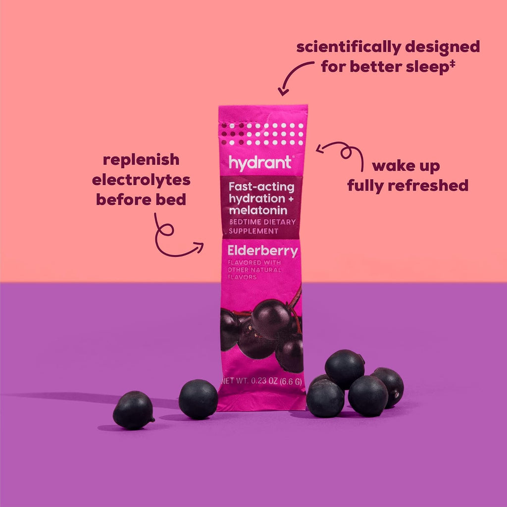 elderberry flavour sleep blend benefits