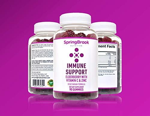 Elderberry fruit extract in gummy form