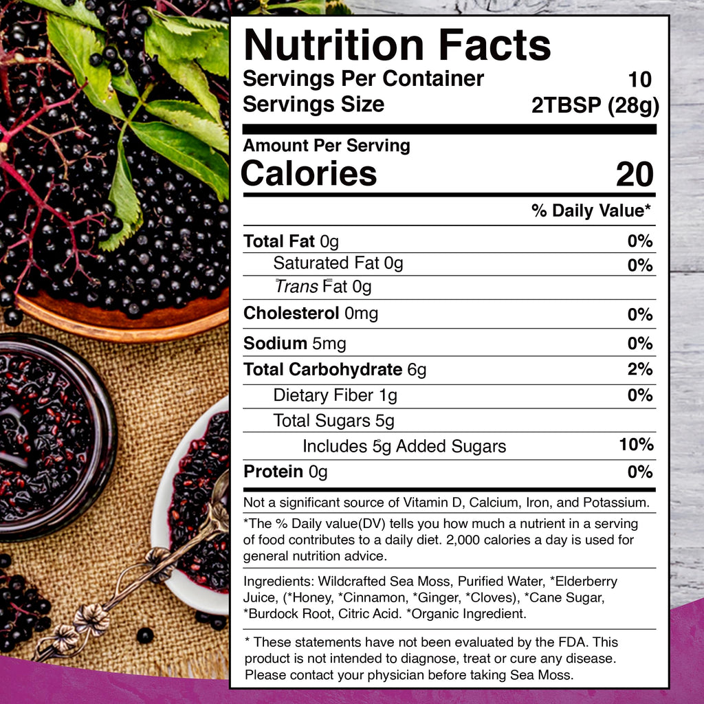 Elderberry gel for immune boost