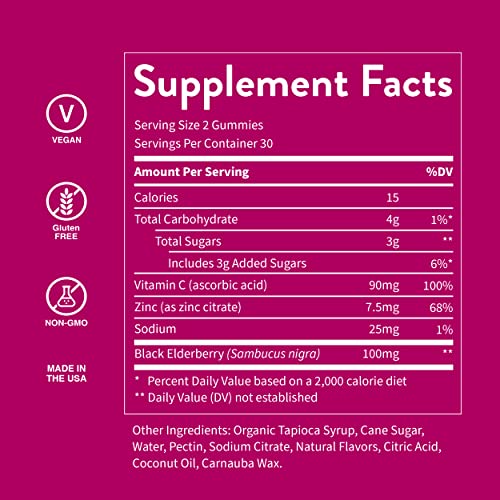 Elderberry gummies for a healthy lifestyle