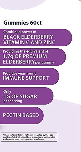 Elderberry gummies for a healthy lifestyle