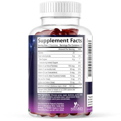 Elderberry gummies for a stronger immune system