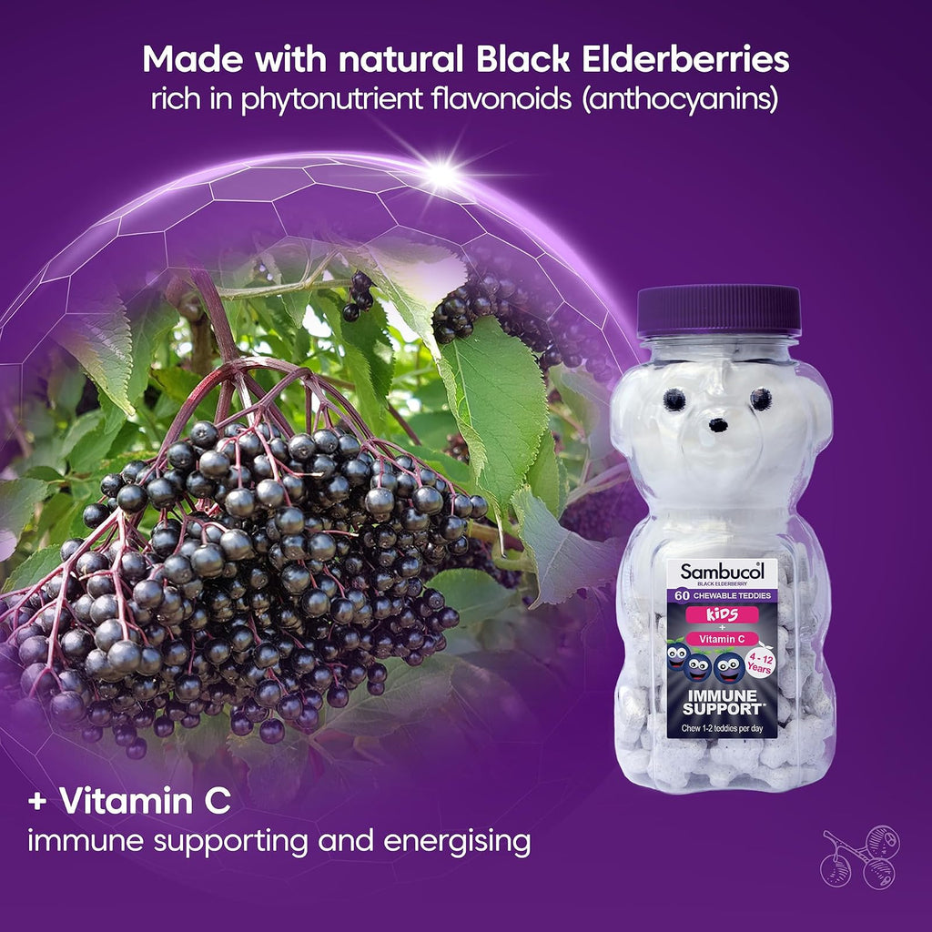 Elderberry gummies for children's health