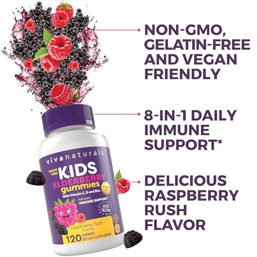 elderberry gummies for cold and flu season
