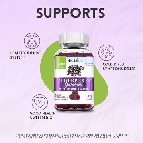 elderberry gummies for cold and flu season
