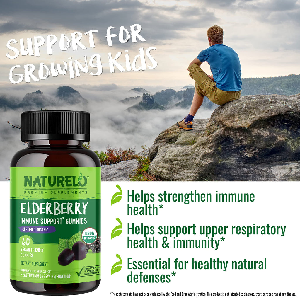 elderberry gummies for cold and flu season