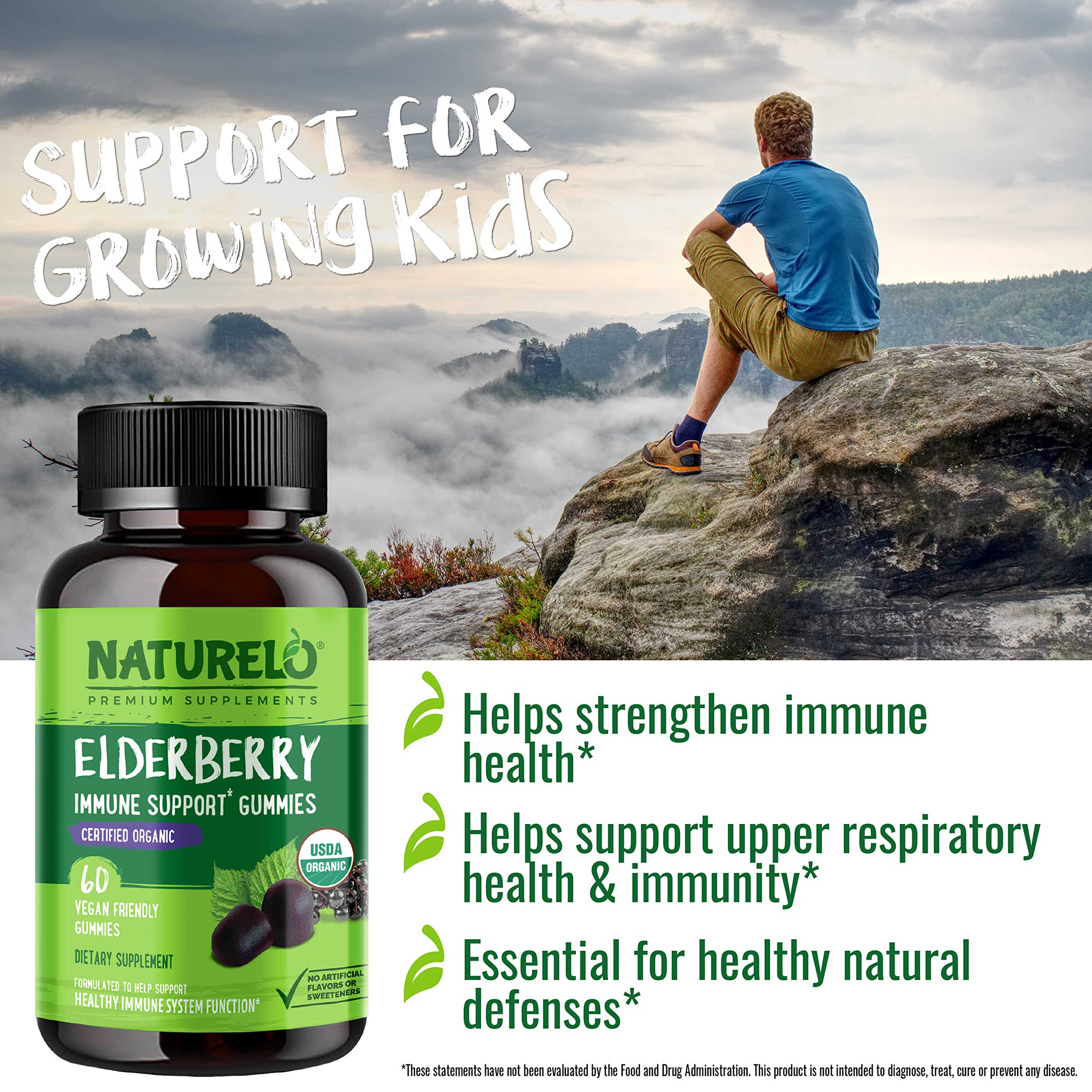 elderberry gummies for cold and flu season