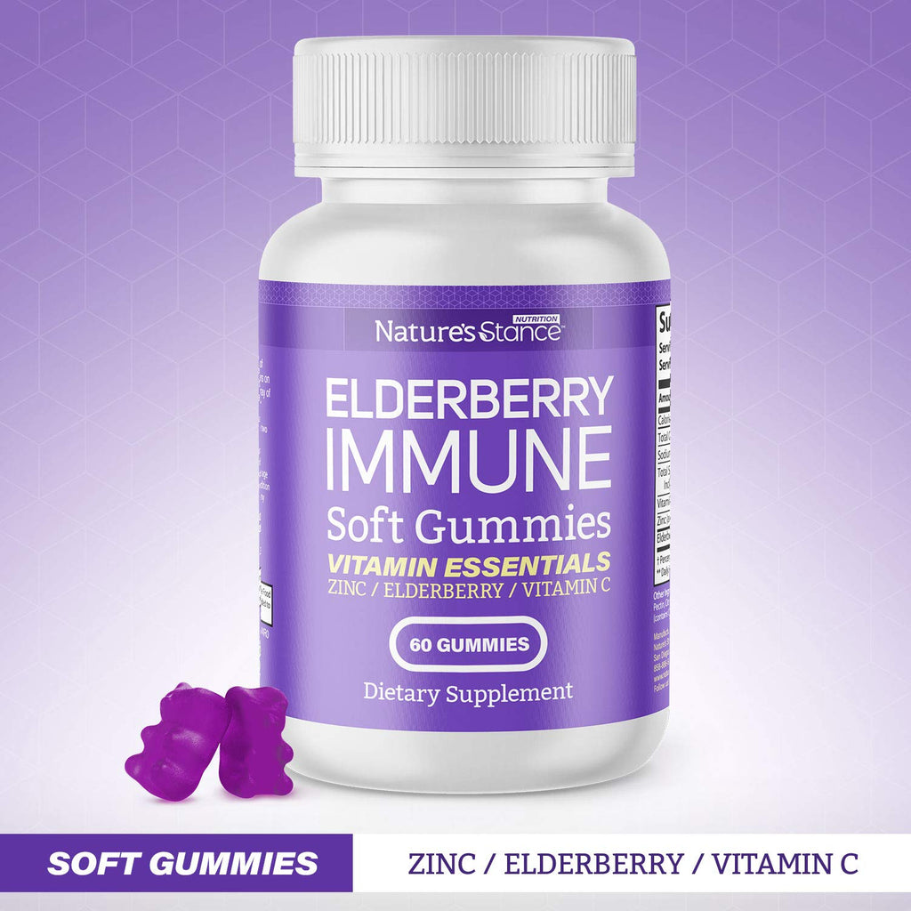 Elderberry gummies for cold and flu season