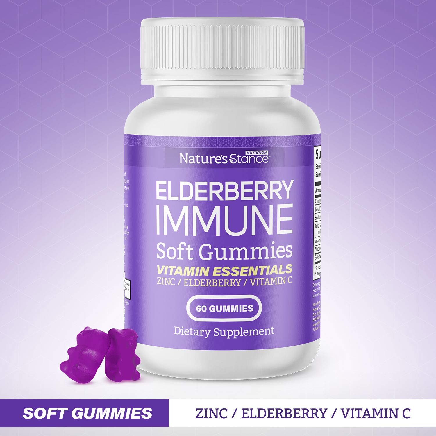 Elderberry gummies for cold and flu season