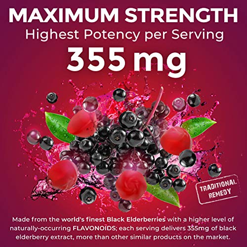 elderberry gummies for cold and flu season