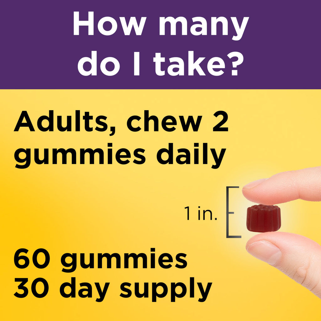 Elderberry gummies for cold season support
