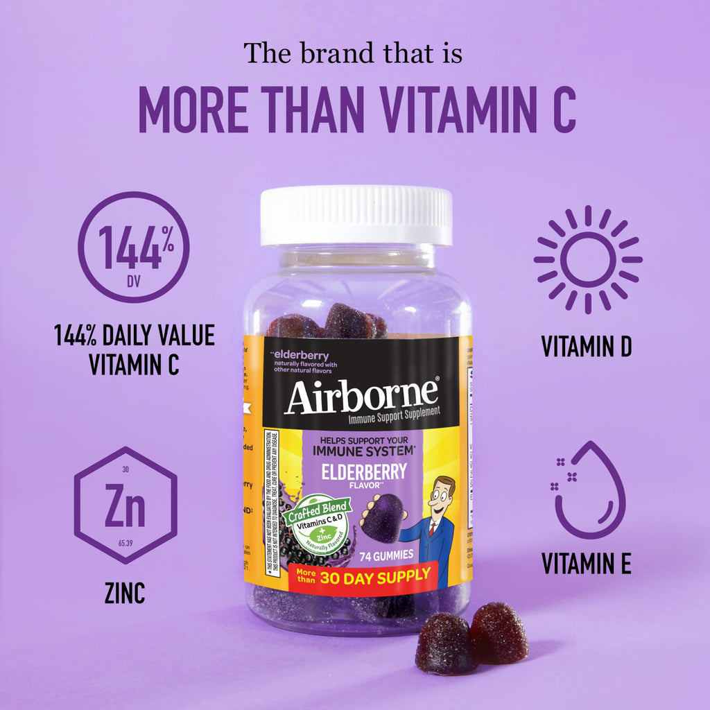 Elderberry gummies for cold season
