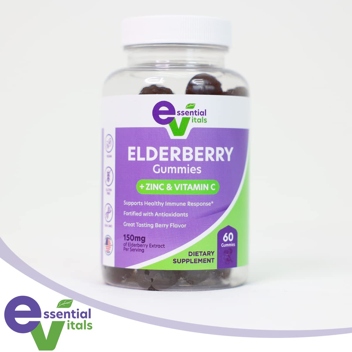 Elderberry gummies for cold season