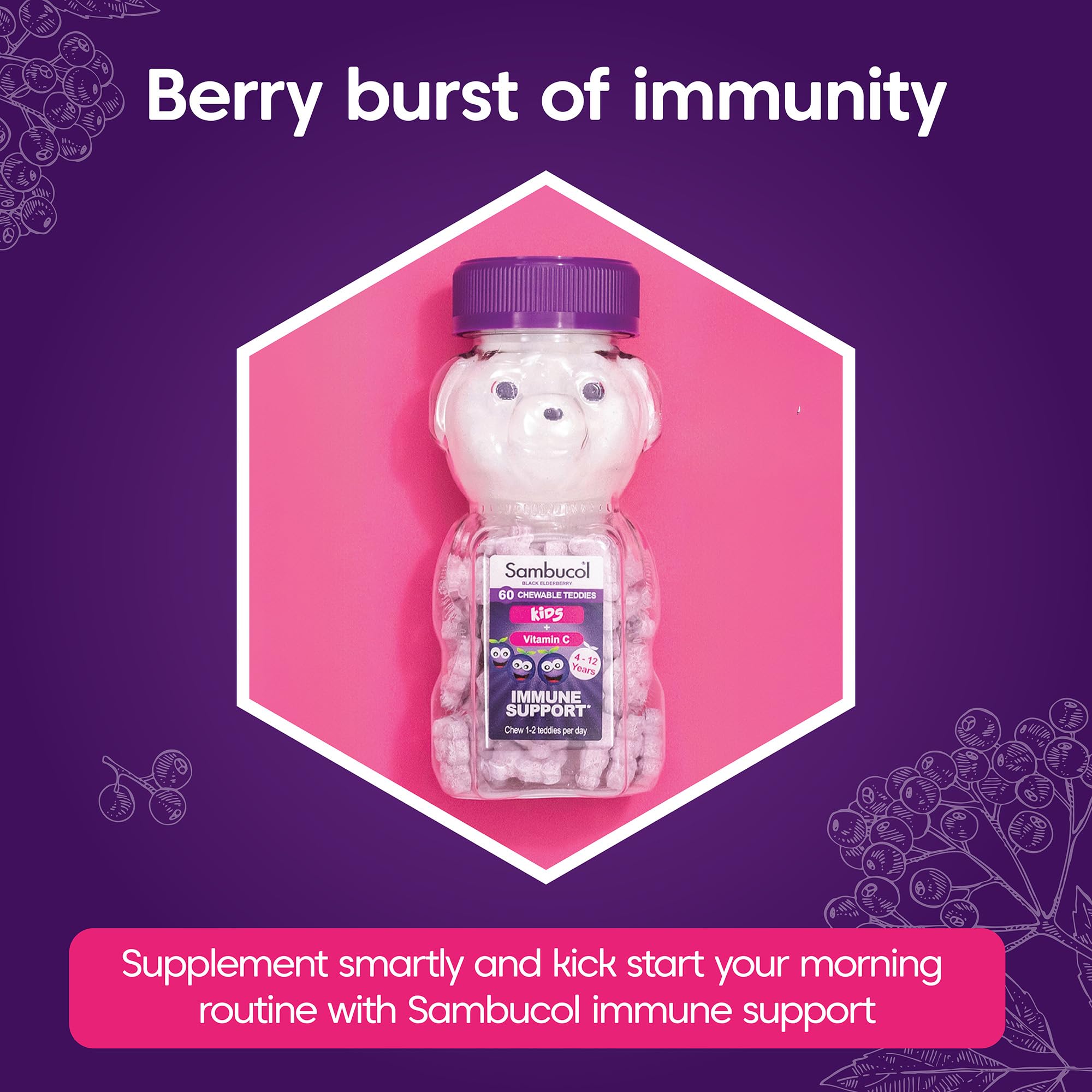 Elderberry gummies for daily health