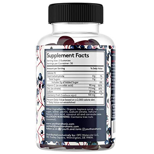 Elderberry gummies for daily wellness