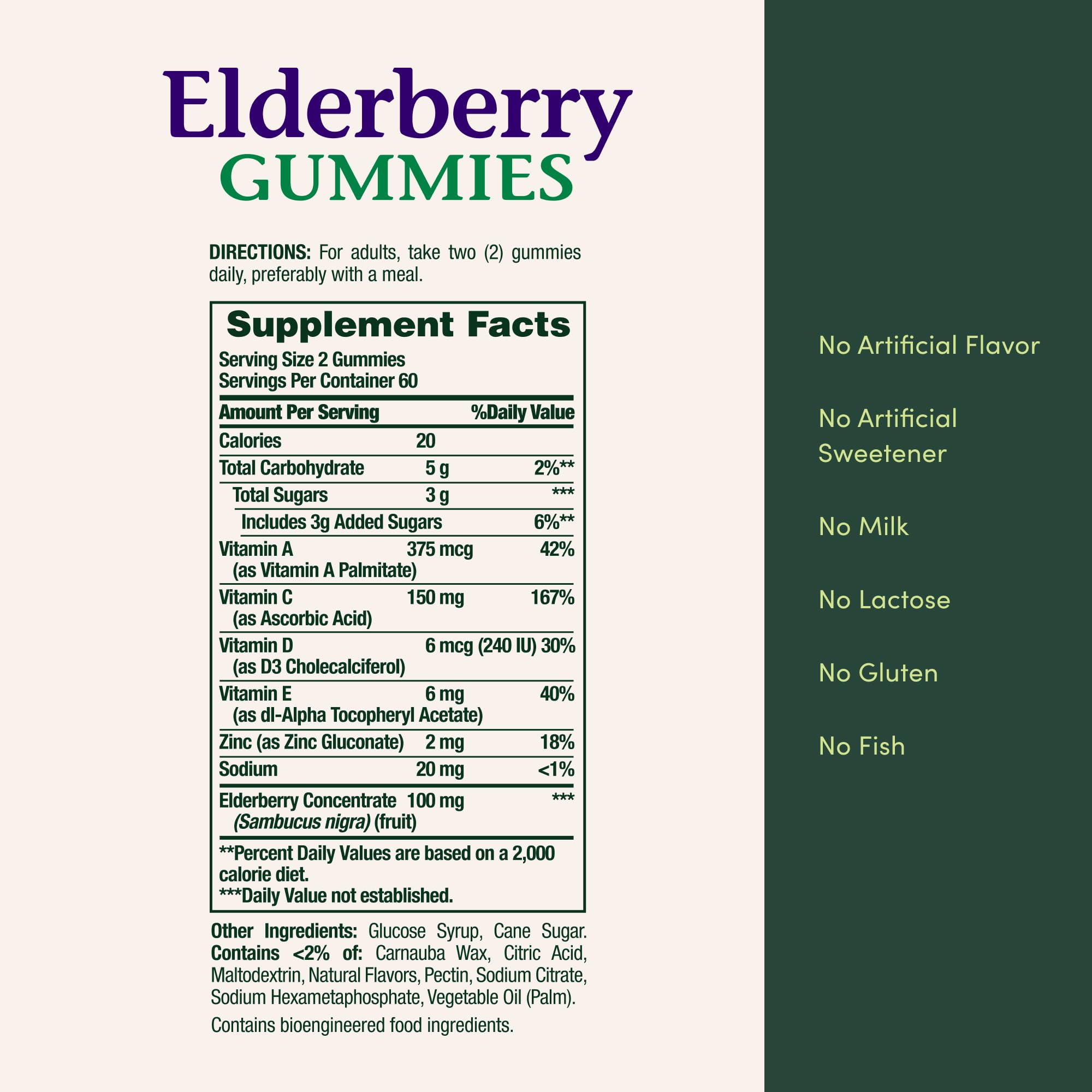 Elderberry gummies for easy immune support