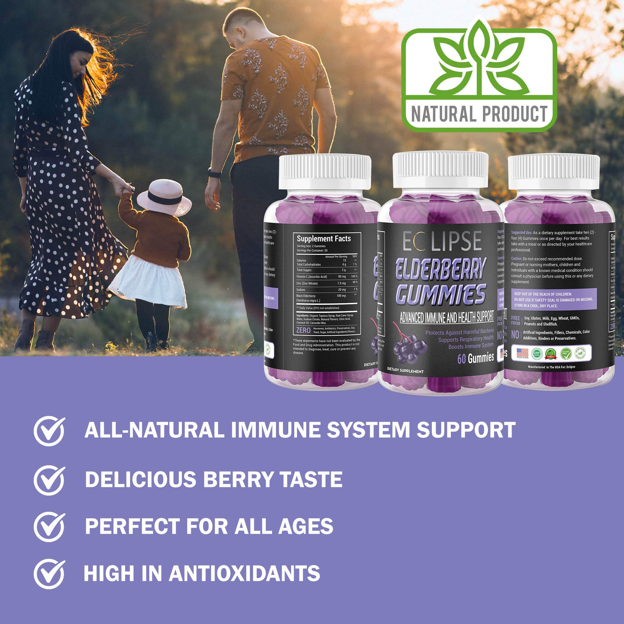 elderberry gummies for family health