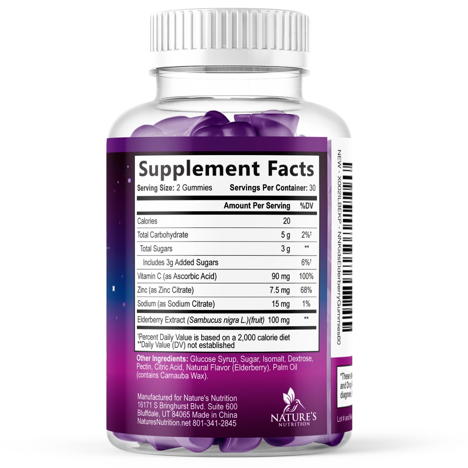 elderberry gummies for healthy growth