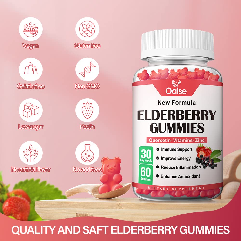 Elderberry gummies for immune support