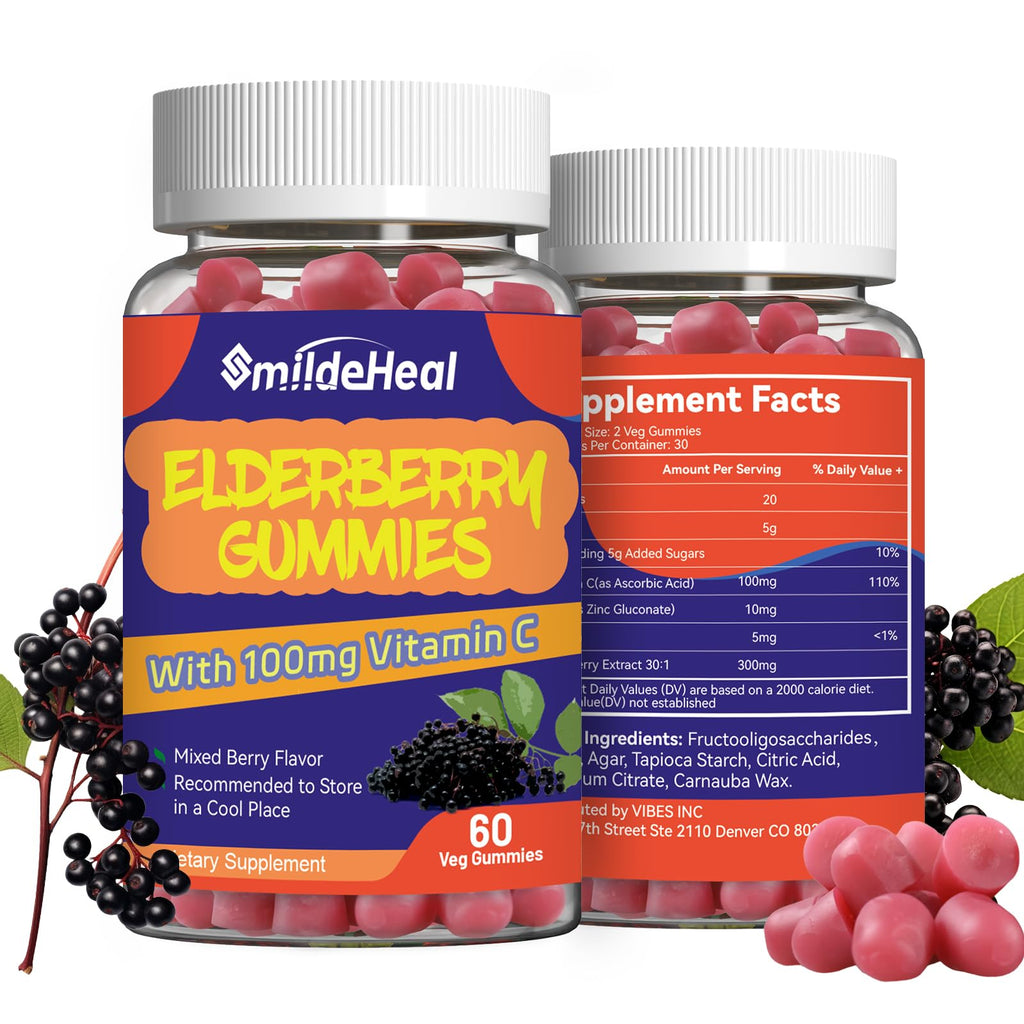 Elderberry gummies for immune support