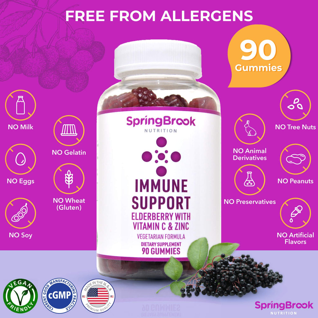 Elderberry gummies for immune support