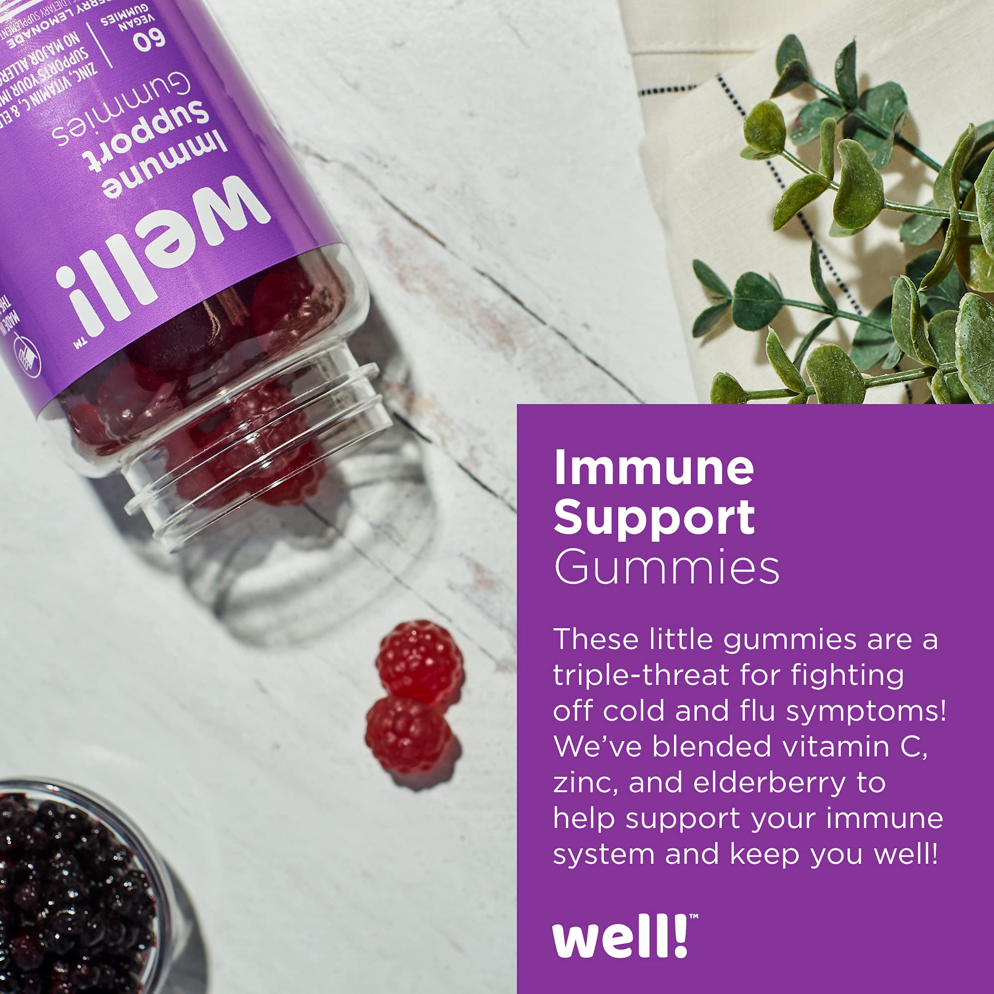elderberry gummies for immune system support
