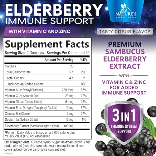 elderberry gummies for kids and adults