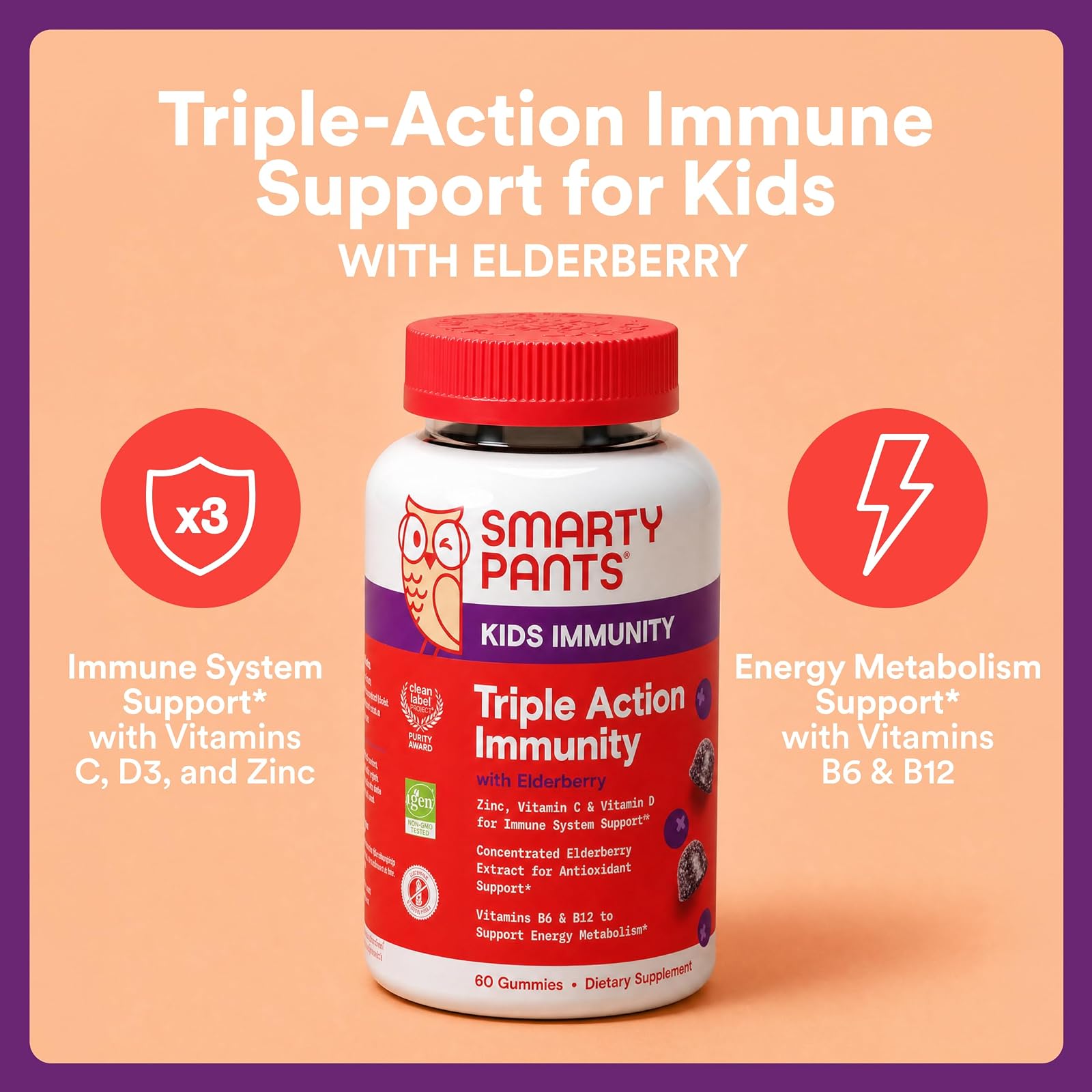 Elderberry gummies for kids health