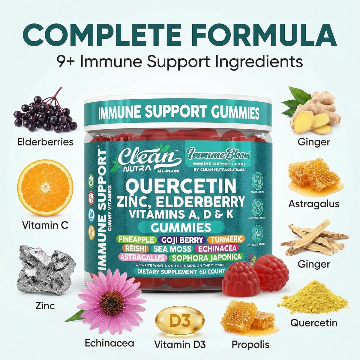 Elderberry gummies for kids' wellness