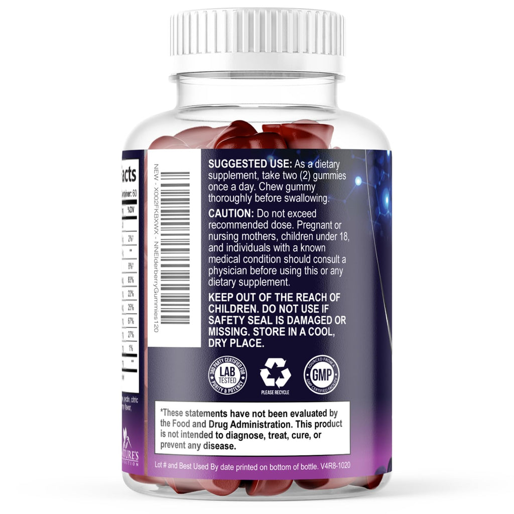 Elderberry gummies for natural defence