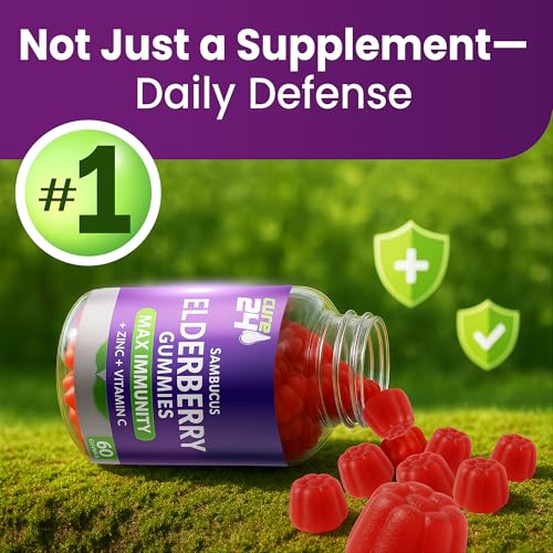 Elderberry gummies for overall wellness