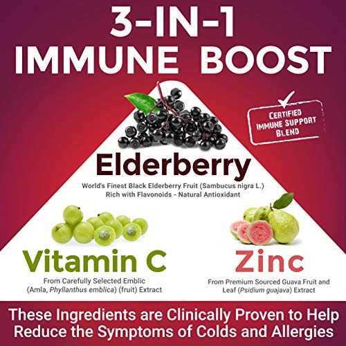 elderberry gummies for seasonal allergies relief