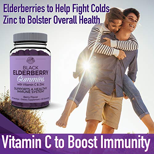 Elderberry gummies for seasonal health
