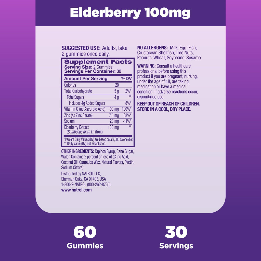 elderberry gummies for seasonal support