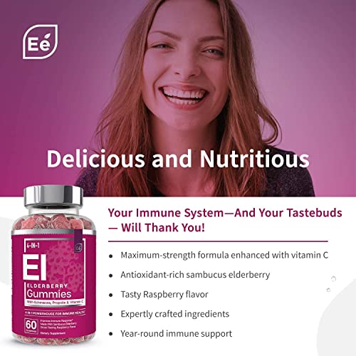 Elderberry gummies for seasonal support