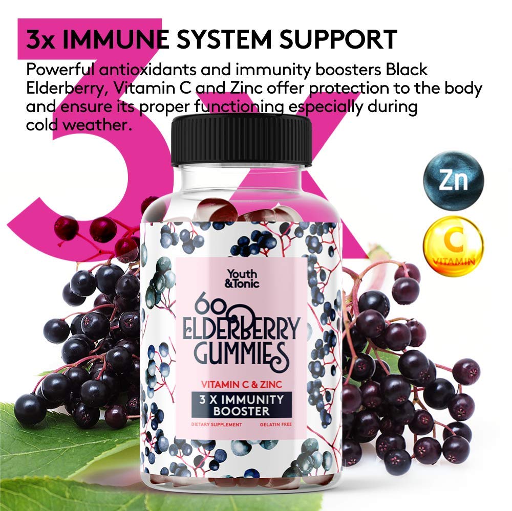 Elderberry gummies for seasonal support