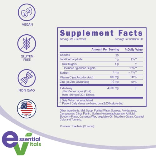 Elderberry gummies for seasonal wellness