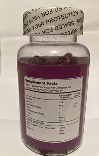 Elderberry gummies for seasonal wellness