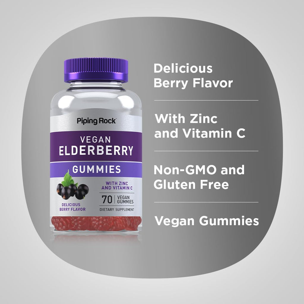 Elderberry gummies for seasonal wellness